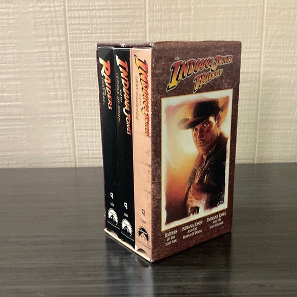 Paramount | Other | Indiana Jones Trilogy Vhs Tapes | Poshmark